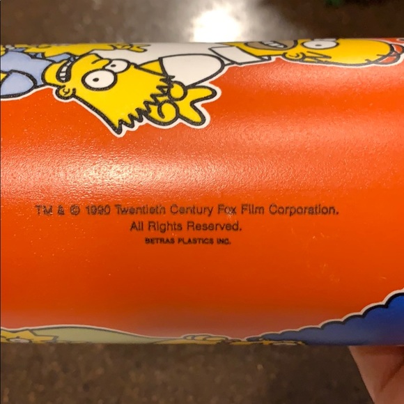 Vintage | Dining | Vintage 99 The Simpsons Water Bottle | Poshmark